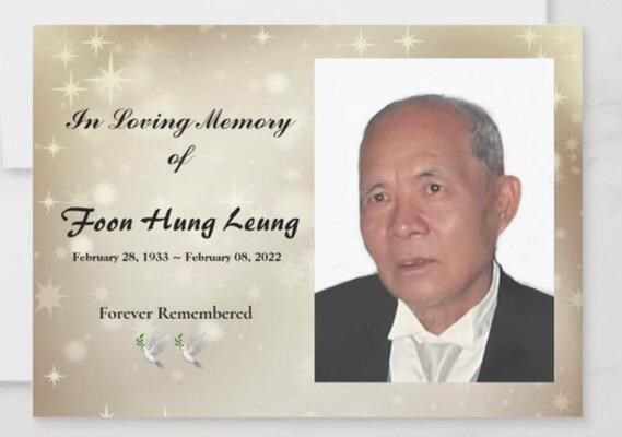 Foon Leung Obituary - Hollywood, FL