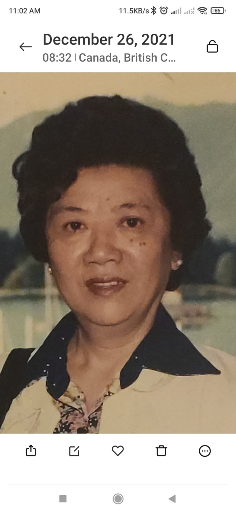 Man Yee Ma 馬李敏儀 Obituary - Vancouver, BC