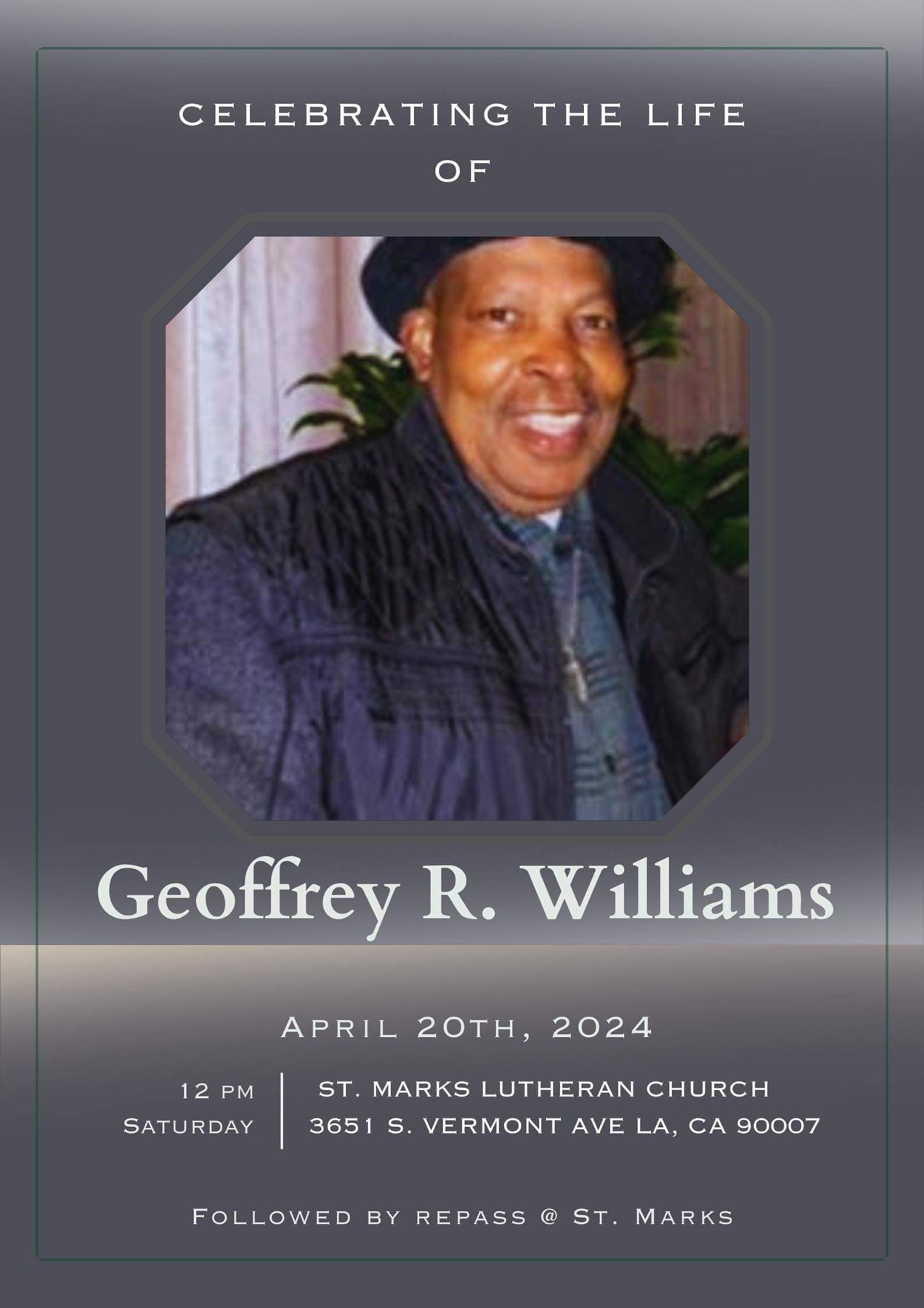 Geoffrey Williams Obituary - Murrieta, CA