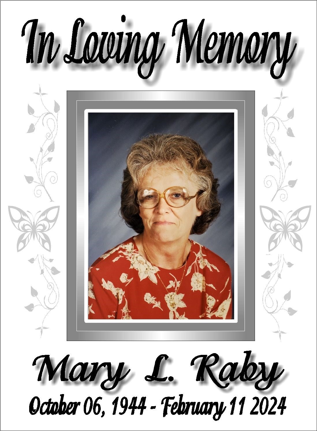 Mary Raby Obituary - Brandon, FL