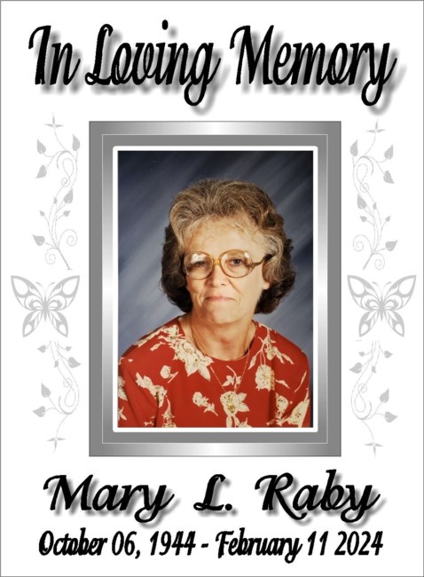 Mary Raby Obituary - Brandon, FL