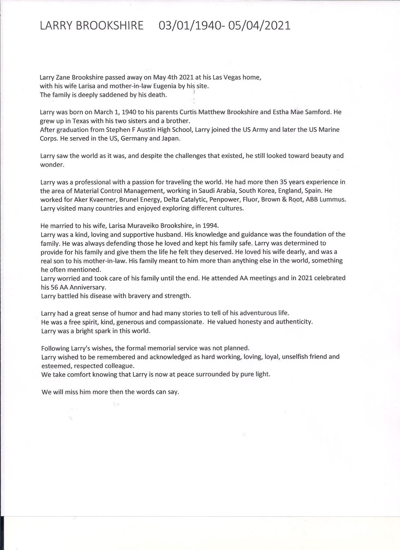 Matthew Brookshire's Instagram, Twitter & Facebook on IDCrawl