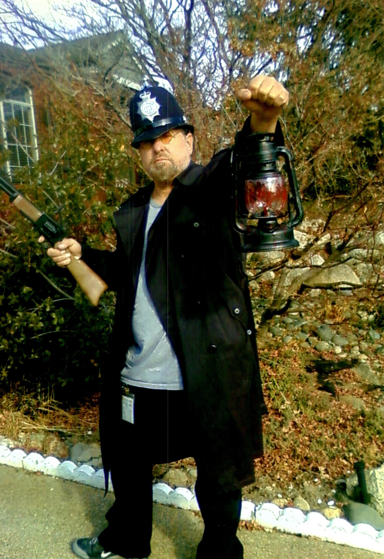 Fedora Trench Coat Neckbeard